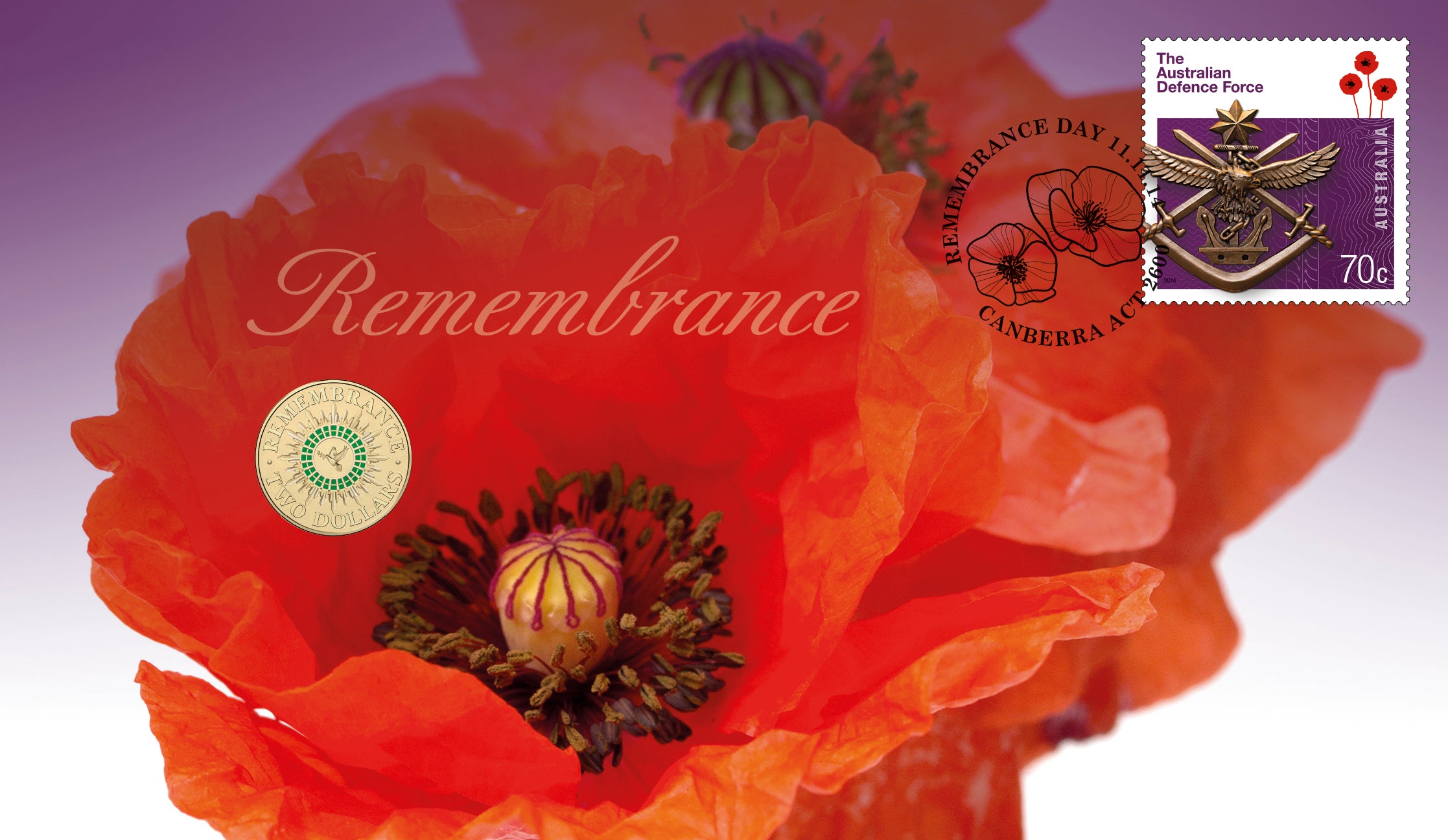 2014 $2 Remembrance Day PNC – Town Hall Coins & Collectables