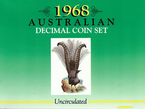 1968 Australian Decimal Uncirculated Coin Set – Town Hall Coins ...